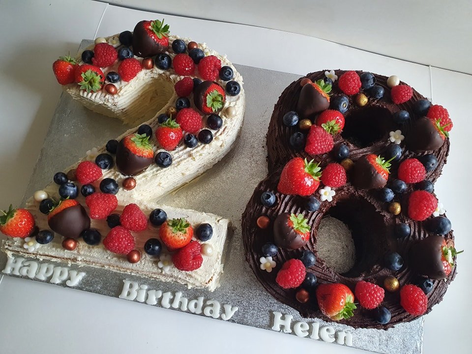 Number Cakes | Bafford Cakes